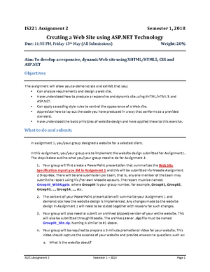 White Rock IS221 Assign - IS221: WEB APPLICATIONS DEVELOPMENT ...