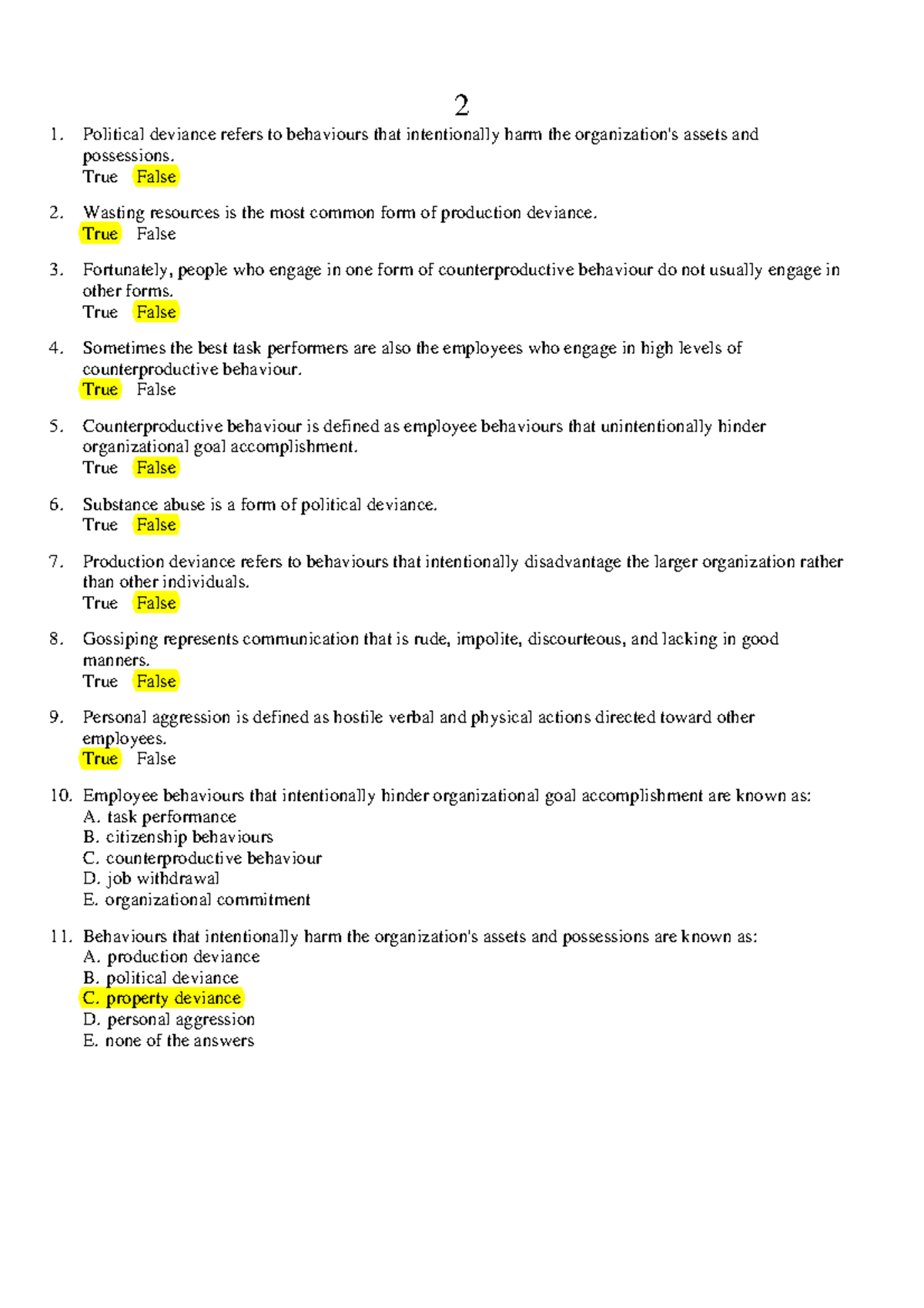 Sample/practice exam 10 September 2016, questions - 2 Political ...
