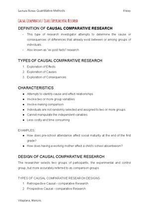 Quantitative Research - It is formed from a deductive approach where ...