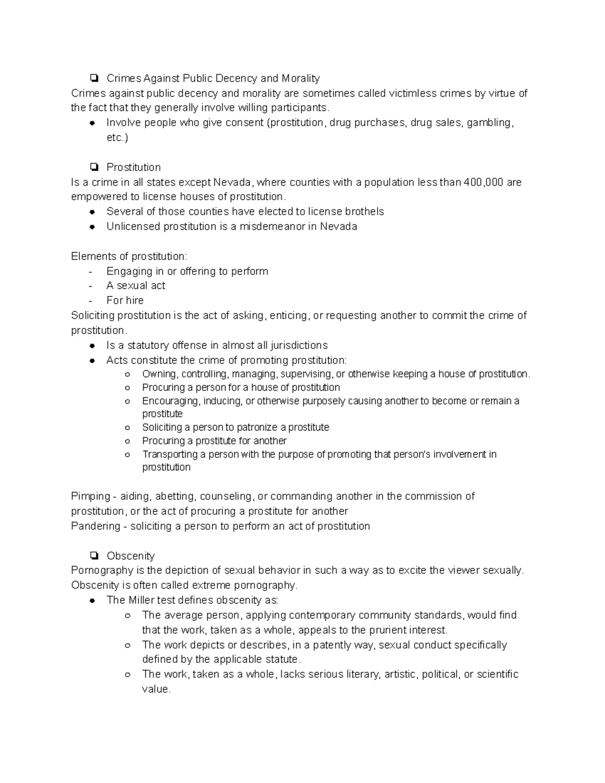 Chapter 11 - Gloria Gilbert Prostitutions / pornography - Crimes ...