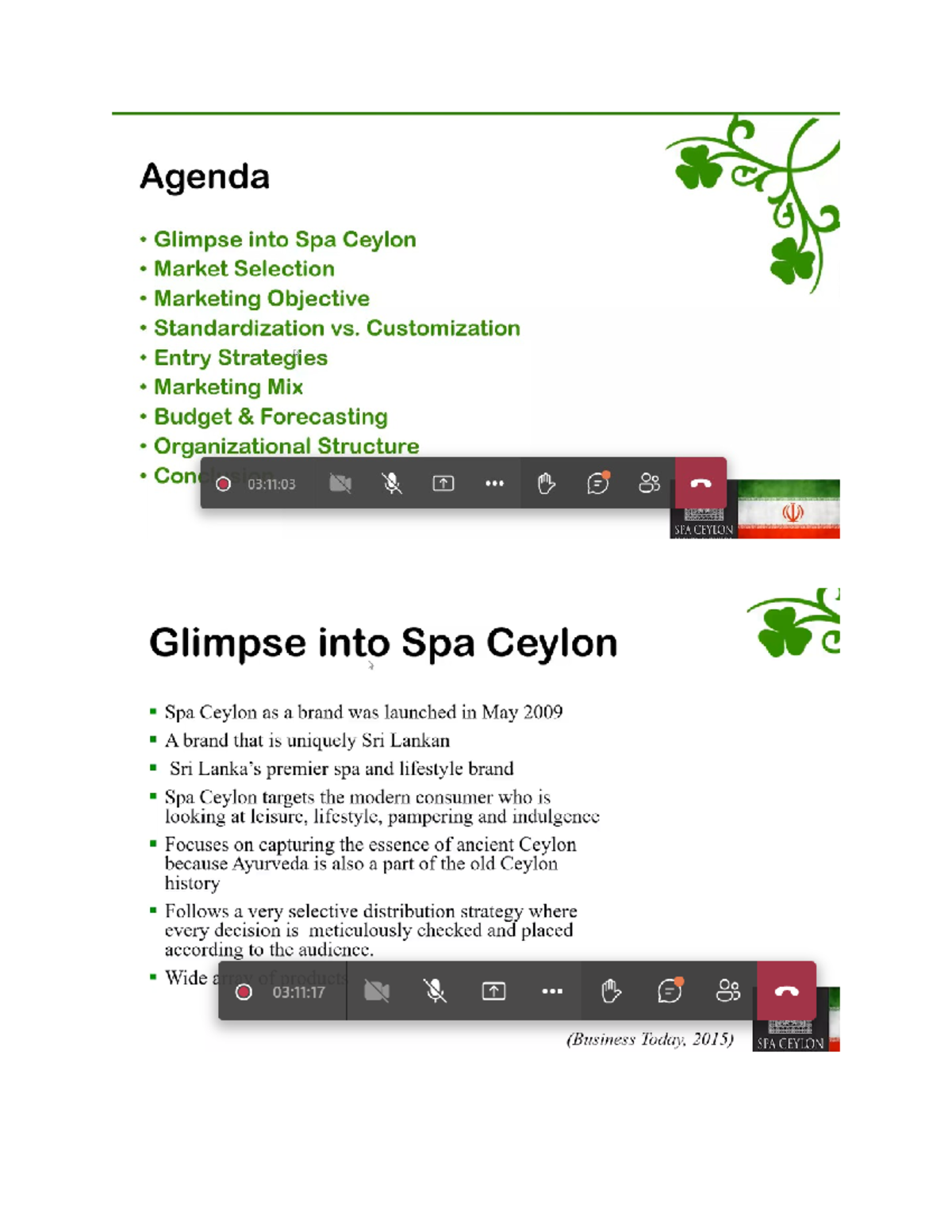 Spa Ceylon Internation Marketing - Agric Marketing - Studocu