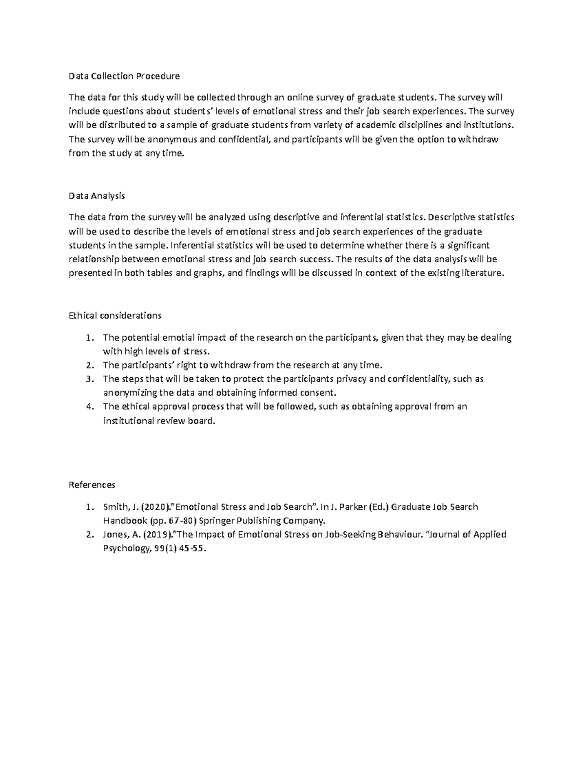 Document (42) - Research proposal - Data Collection Procedure The data ...