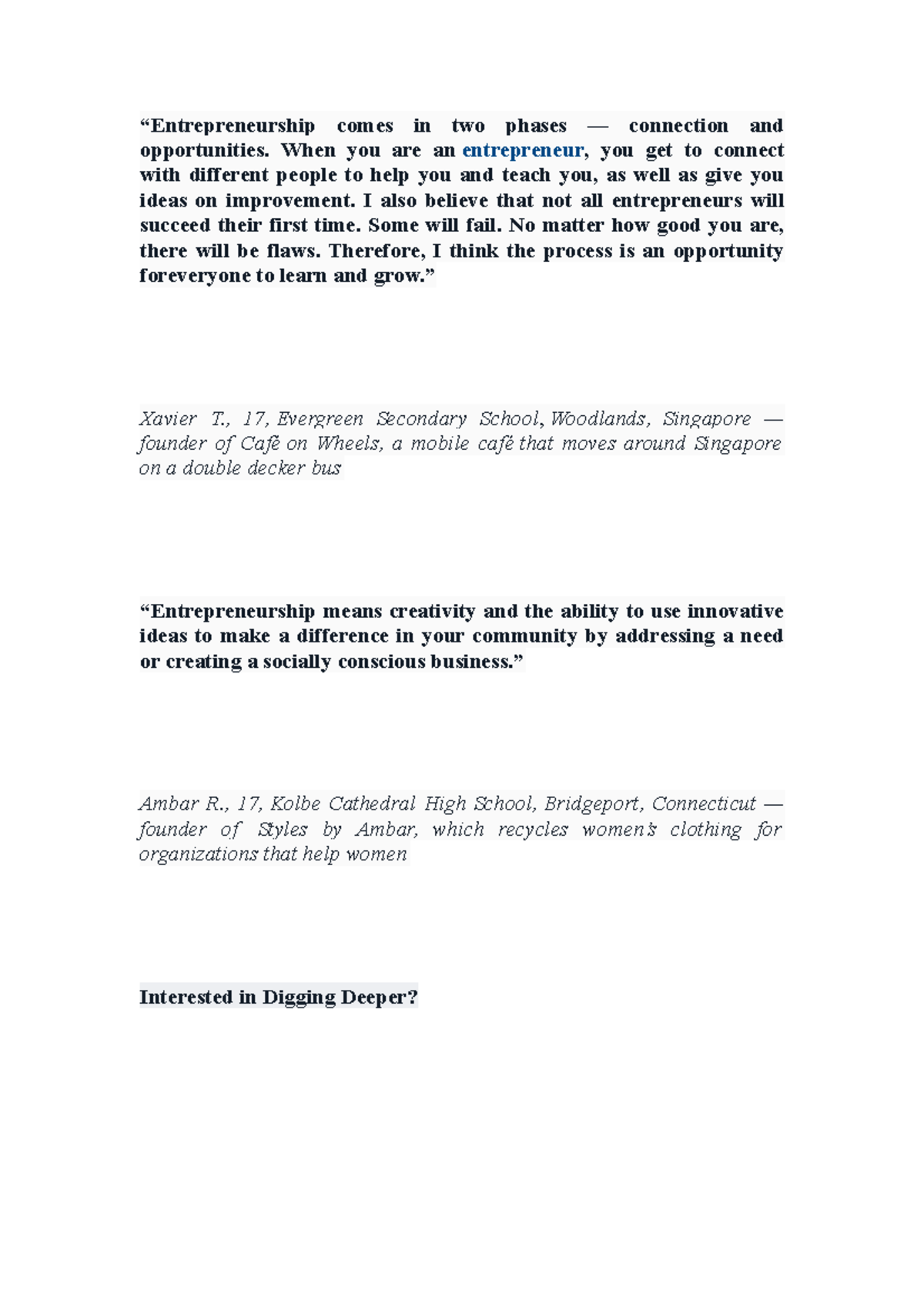 Entrepreneurship comes in two phases - When you are an entrepreneur ...