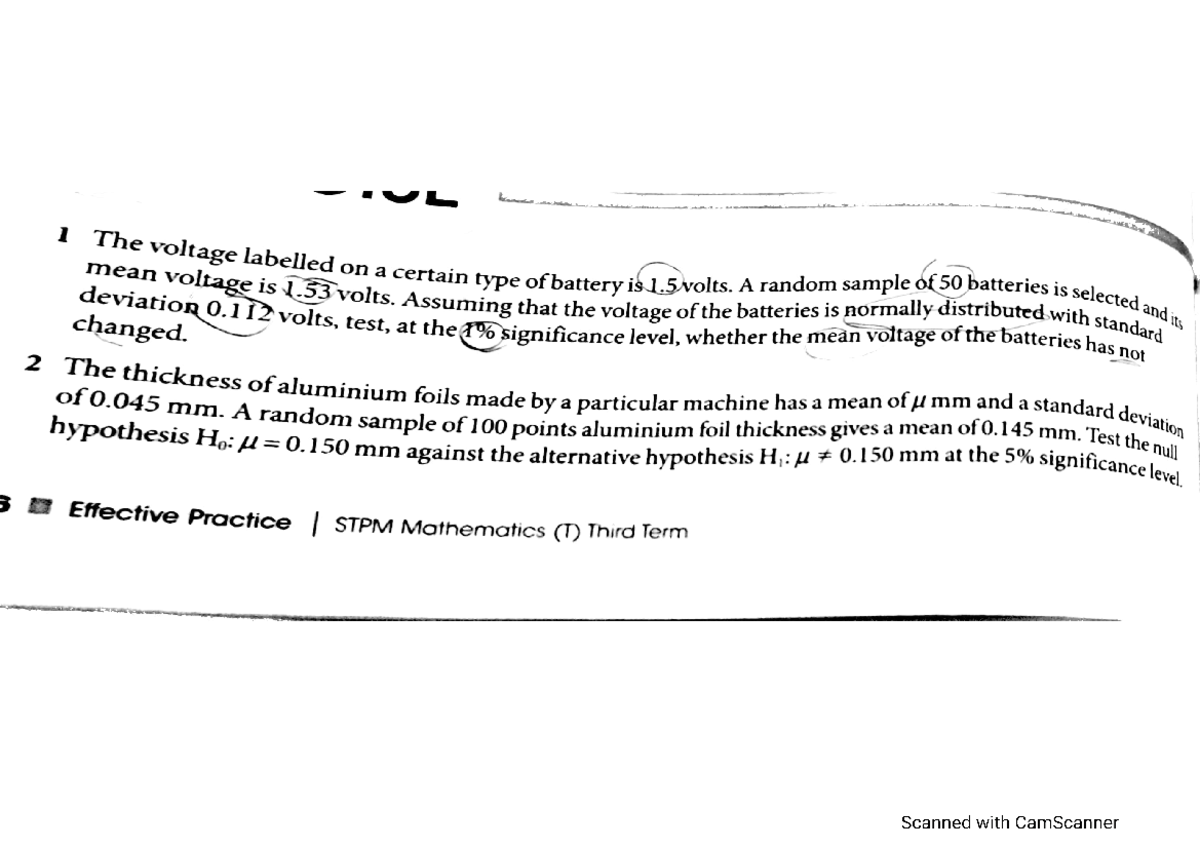 Chapter 17 - MATHS T LATIHAN - Maths T - Studocu