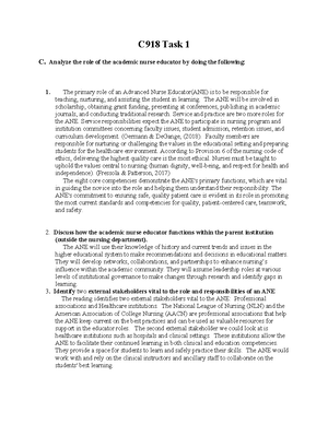 C920 final paper - revised once, passed - C920 Contemporary Curriculum ...