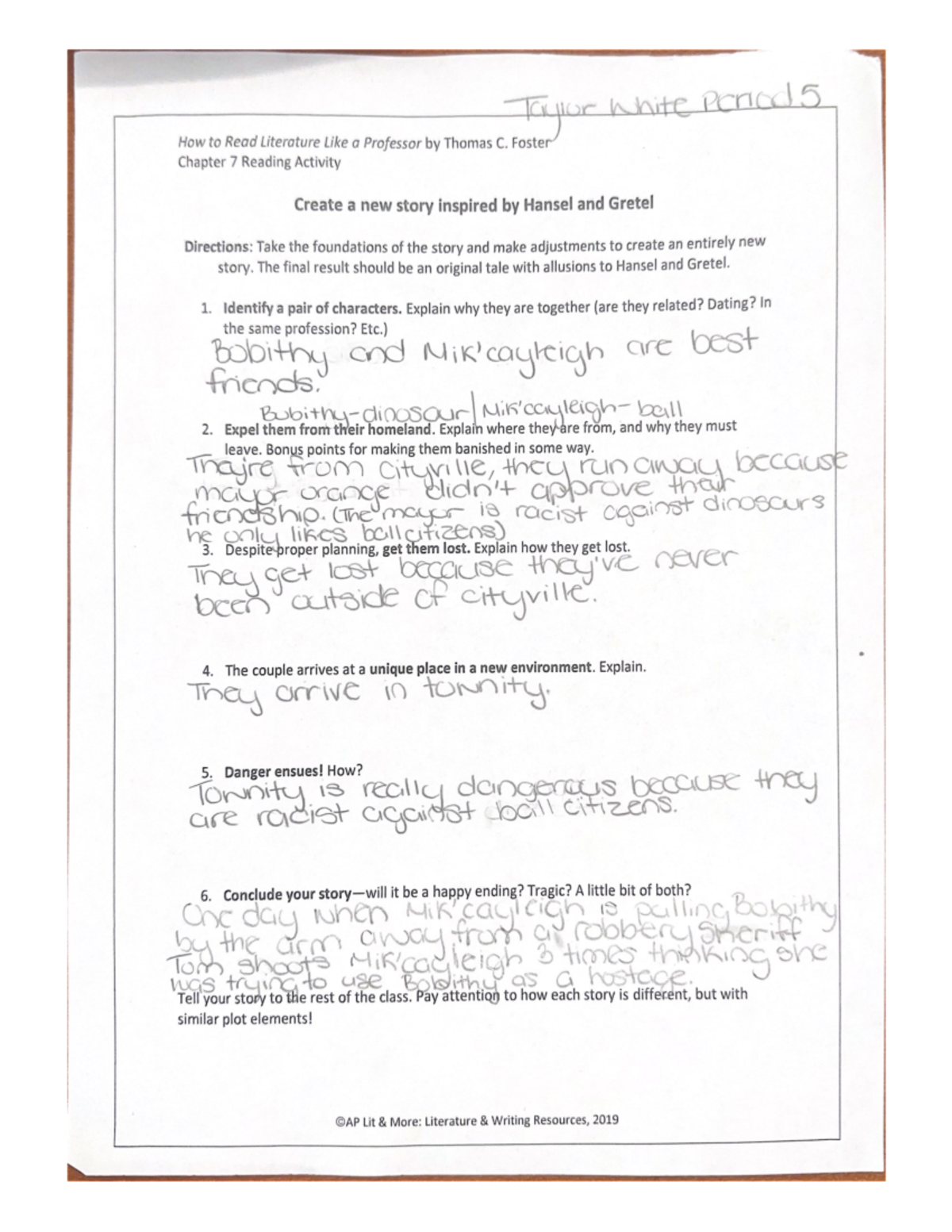 How to Read Literature Like a Professor by Thomas C. Foster - Studocu