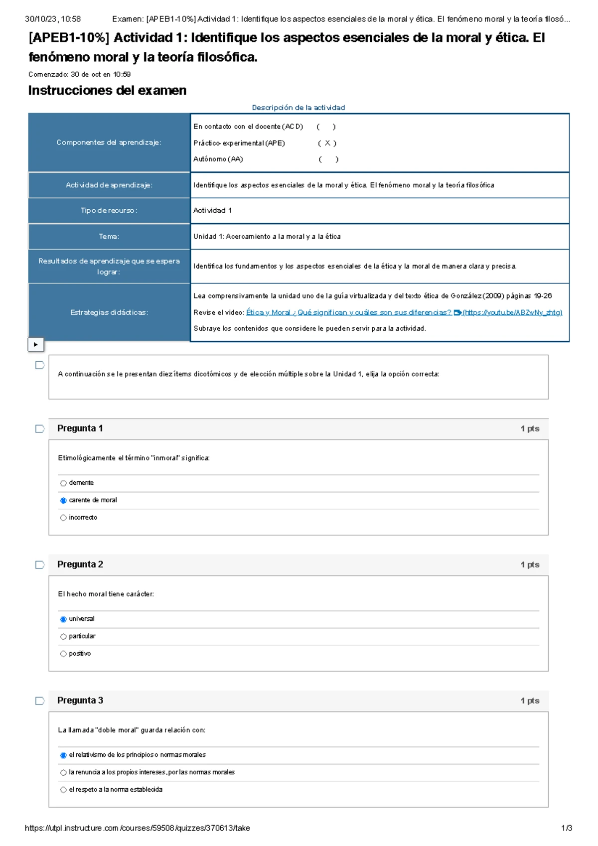 Examen [APEB 2-30%] Estudio de caso Analice sobre el proceso de mediación-1 - [APEB2-30% ...