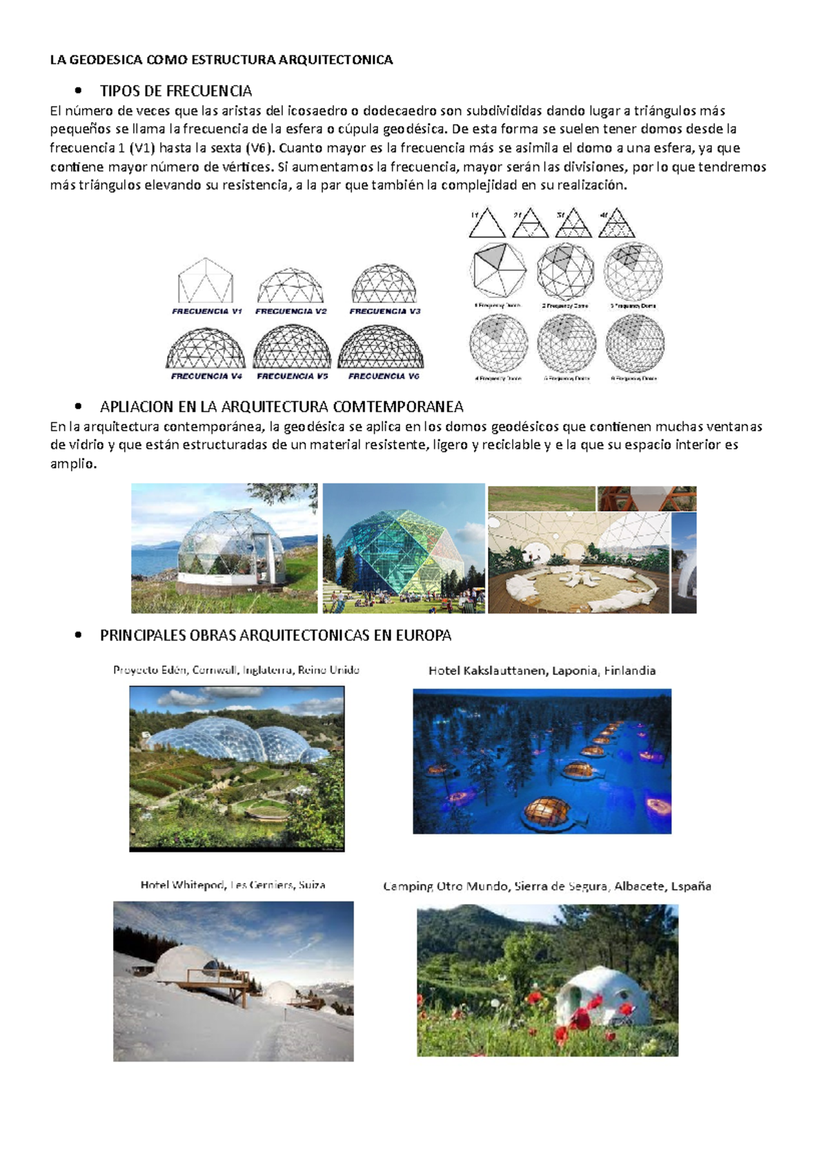 LA Geodesica COMO Estructura Arquitectonica - LA GEODESICA COMO ...