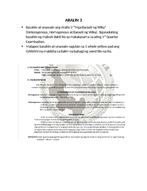 Annex A Template for the Hapag Project Launching - Monitoring Form 1 ...