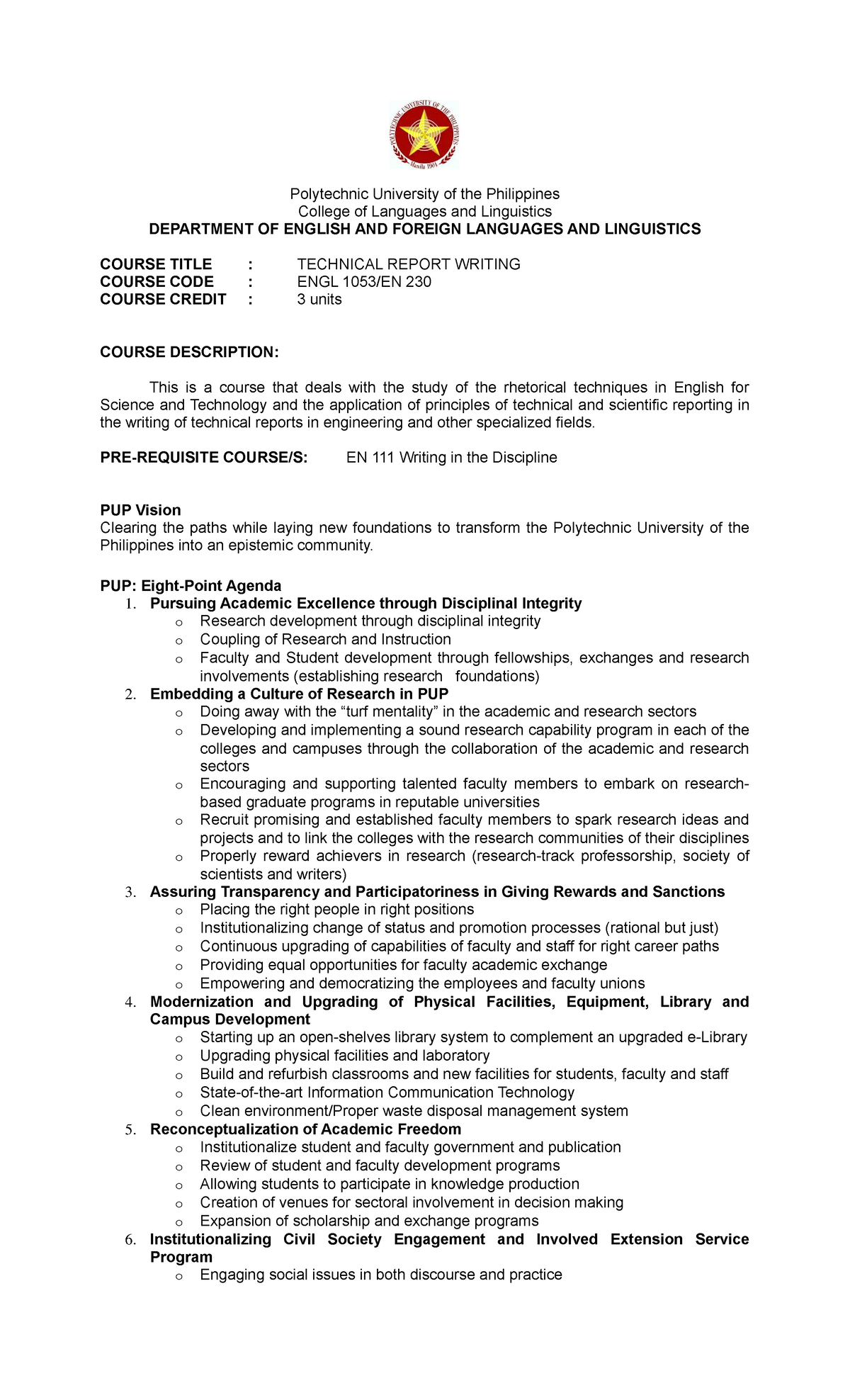 Technical-writing (BS-English major Subject - Writing Technical ...