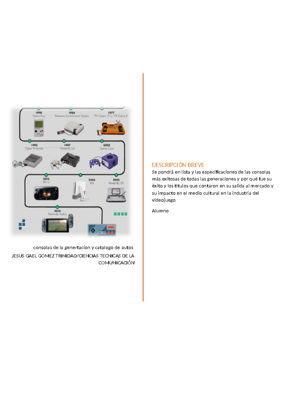 Resumen 900000000000000000000000 - consolas de la genertacion y ...