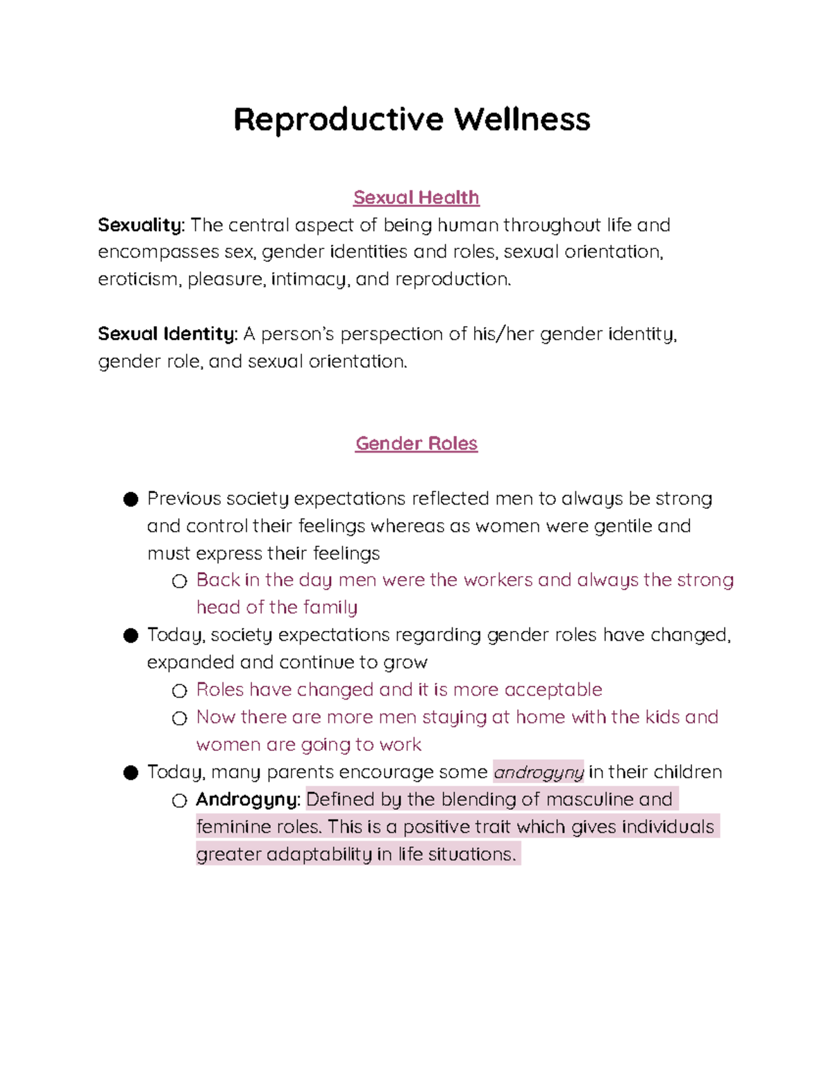 Reproductive Wellness - Reproductive Wellness Sexual Health Sexuality ...