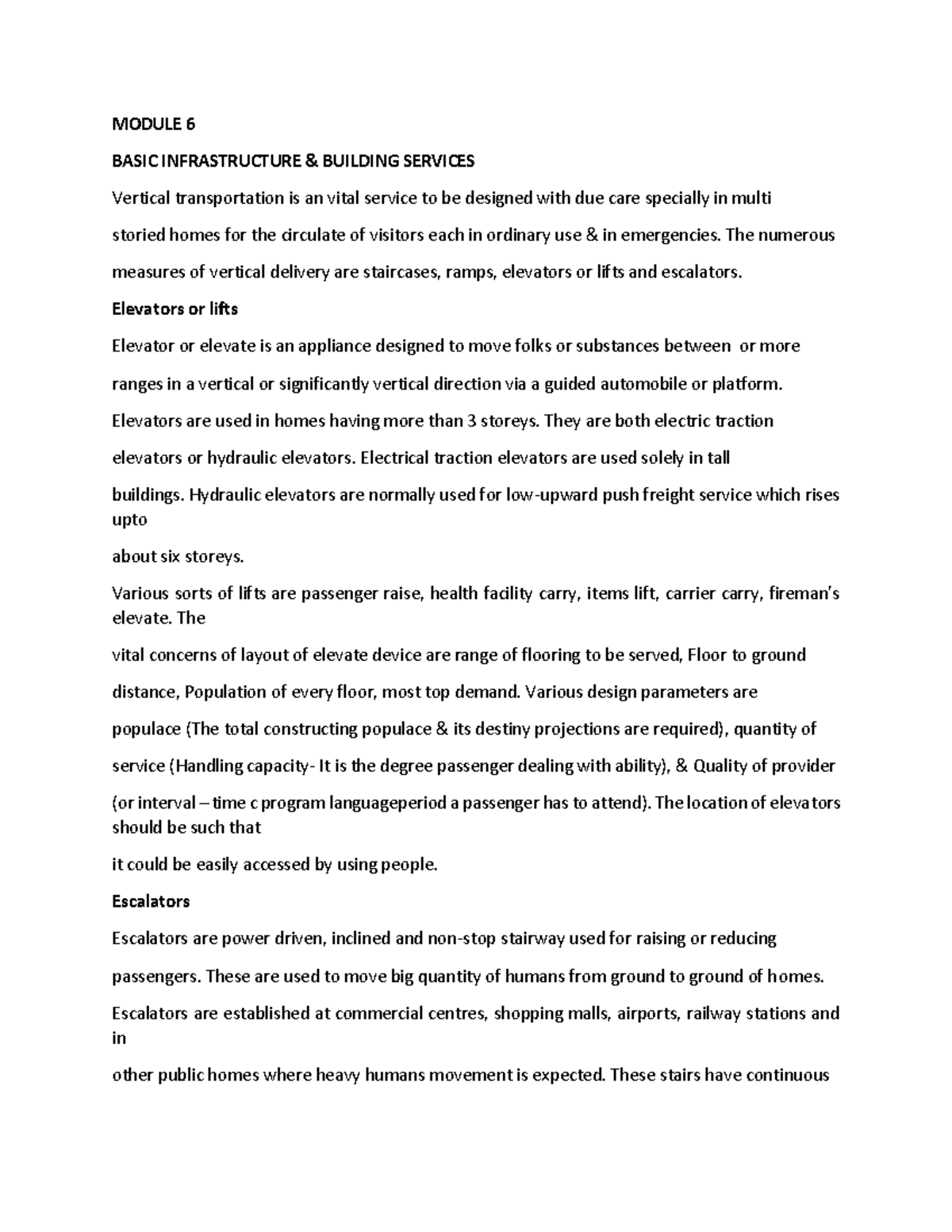 Basics OF Civil Engineering Module 6 PART 1 - MODULE 6 BASIC ...