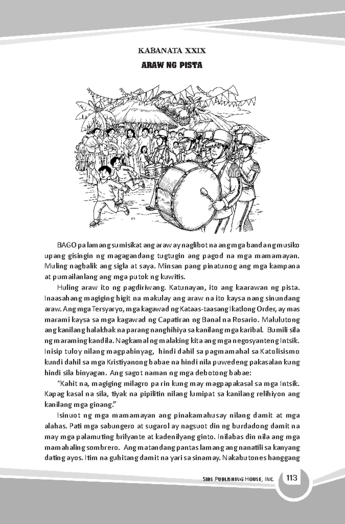 Noli Me Tangere Chapter 29-39 - Sibs Publishing House, Inc. 113 ...