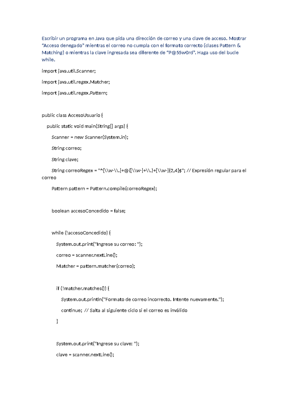 S06 Semana Taller - estudien muchachos - Escribir un programa en Java ...