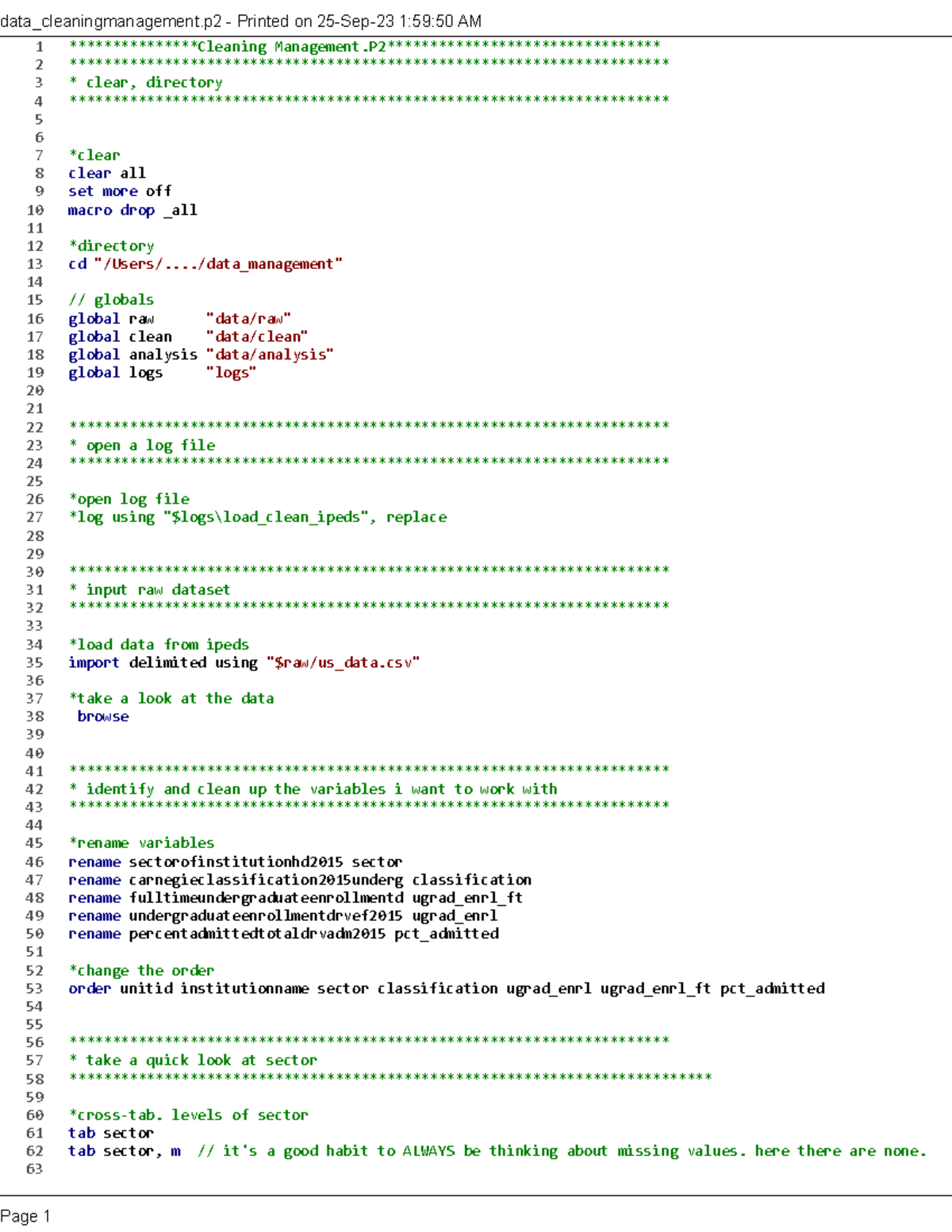 Dofile QUAN LY VA LAM SACH DU LIEU 2 - 1 Cleaning Management ...