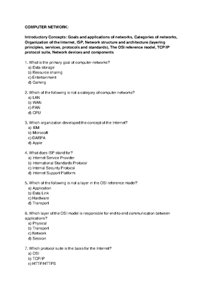 Computer Network All Papers - 1 | P a g e Printed Pages: 02 Sub Code ...