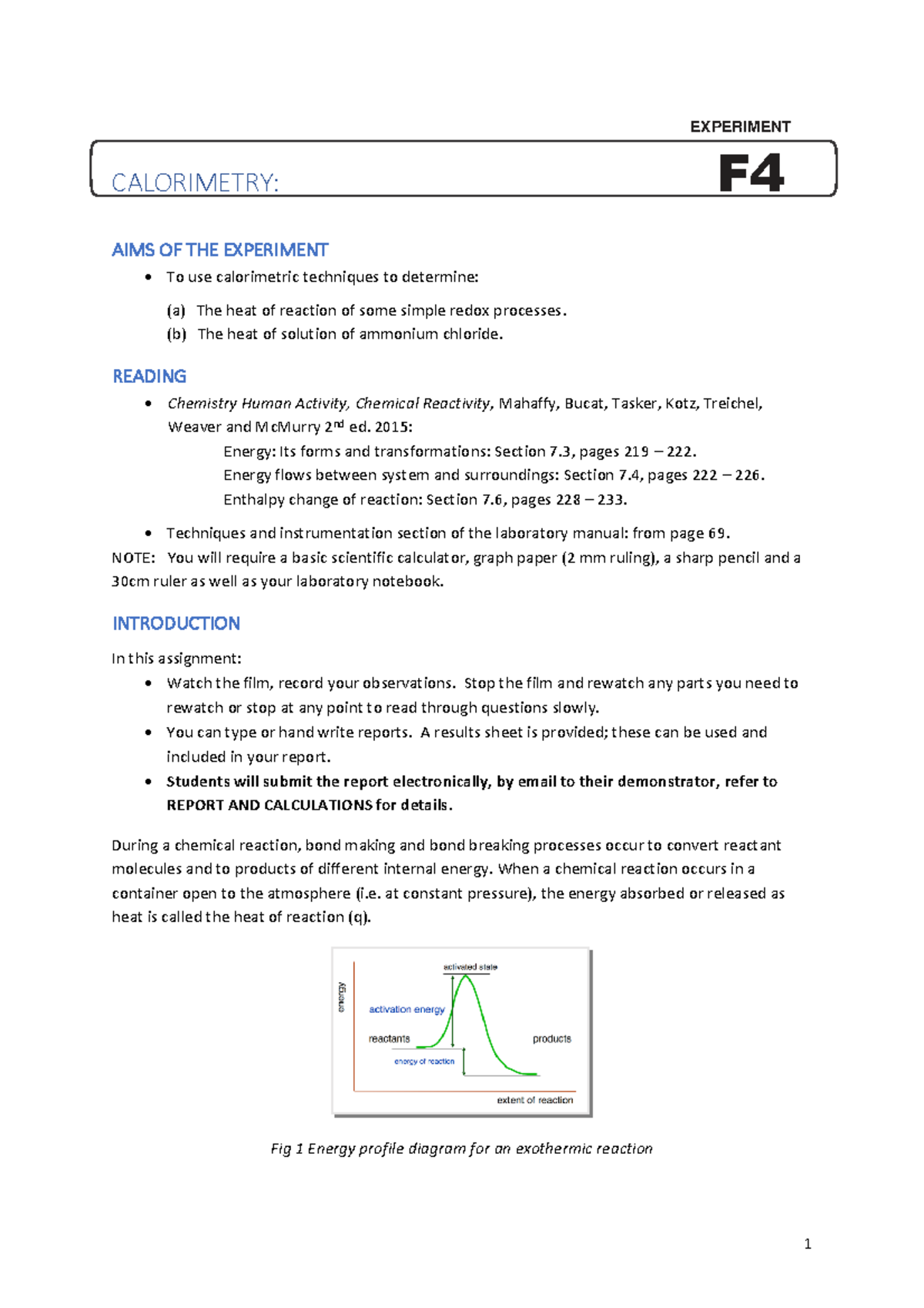 Experiment F4 V1Calorimetry Assignment-1 - Warning: TT: undefined function: 32 Warning: TT ...