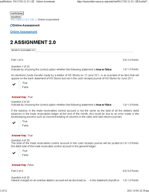 T103 Assignment 2 - AIN2601/103/1/ Tutorial Letter 103/1/ Practical ...