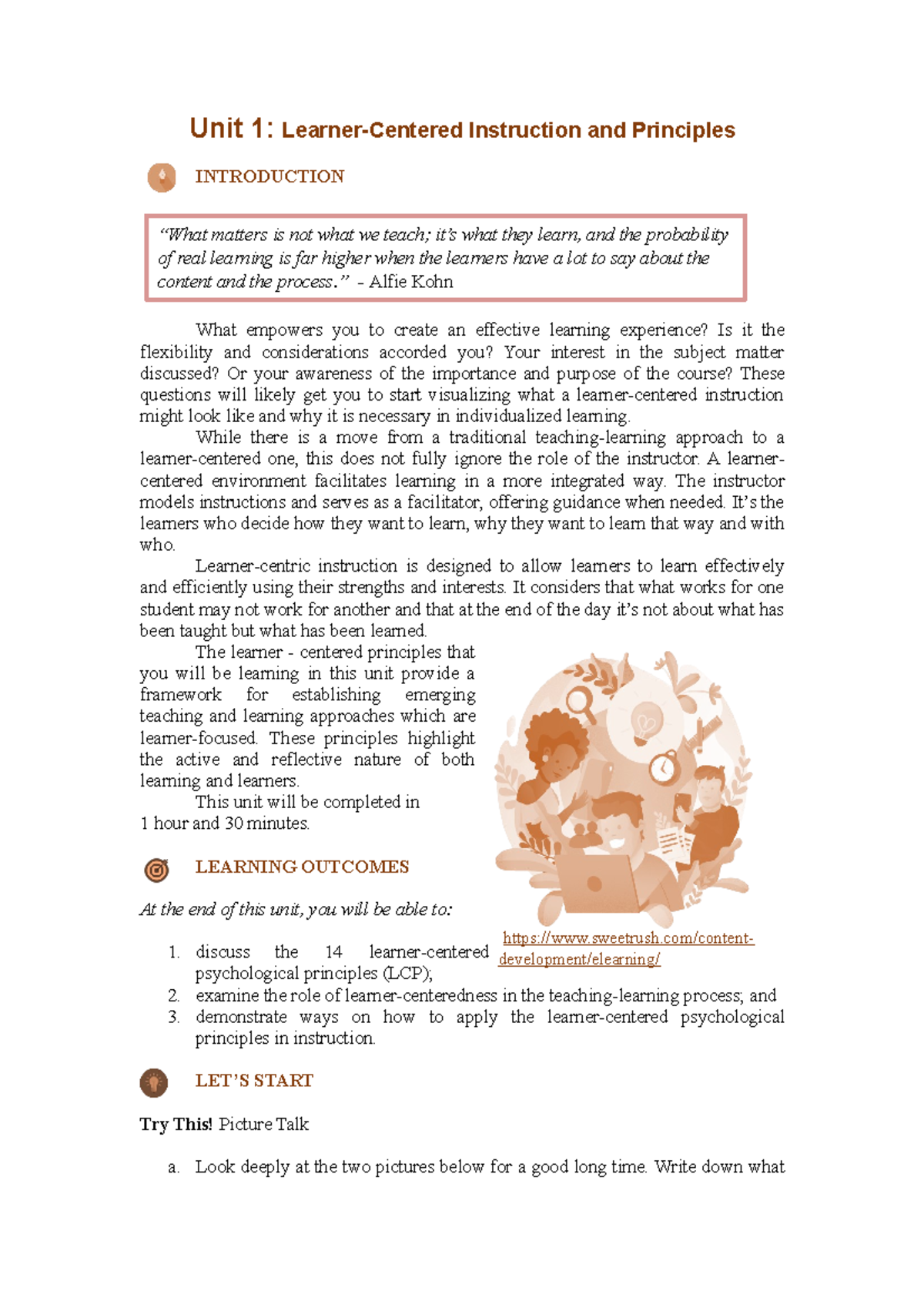 Module-1 - Summary Social Physiology - Unit 1: Learner-Centered Instruction and Principles - Studocu