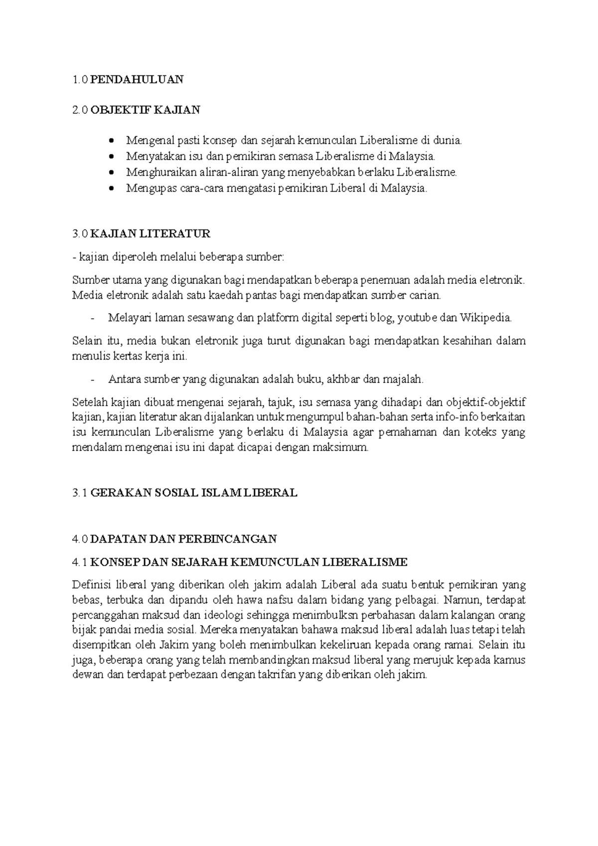 CTU241 Group Assignment - 1 PENDAHULUAN 2 OBJEKTIF KAJIAN Mengenal ...