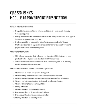 Ethics in Criminal Justice: Morality Ethics and Dilemmas - Studocu