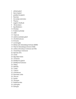 Keyterms Nervous System - Keyterms for the Nervous System 1. nervous system 2. Nervous tissue 3 ...
