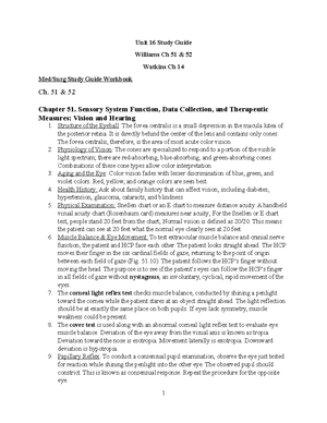 Unit 15 Study Guide - LPN NOTES - Unit 15 Study Guide Burton Ch 19 ...