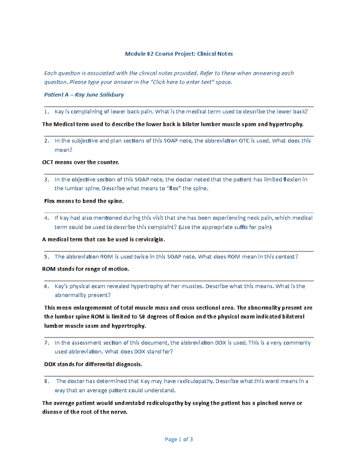 Module 2 project - Module 02 Course Project: Clinical Notes Each ...