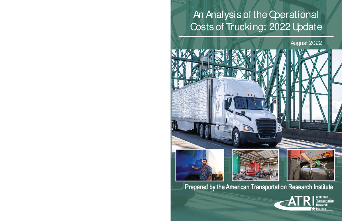 ATRI-Operational-Cost-of-Trucking-2022 professor copy - An Analysis of ...