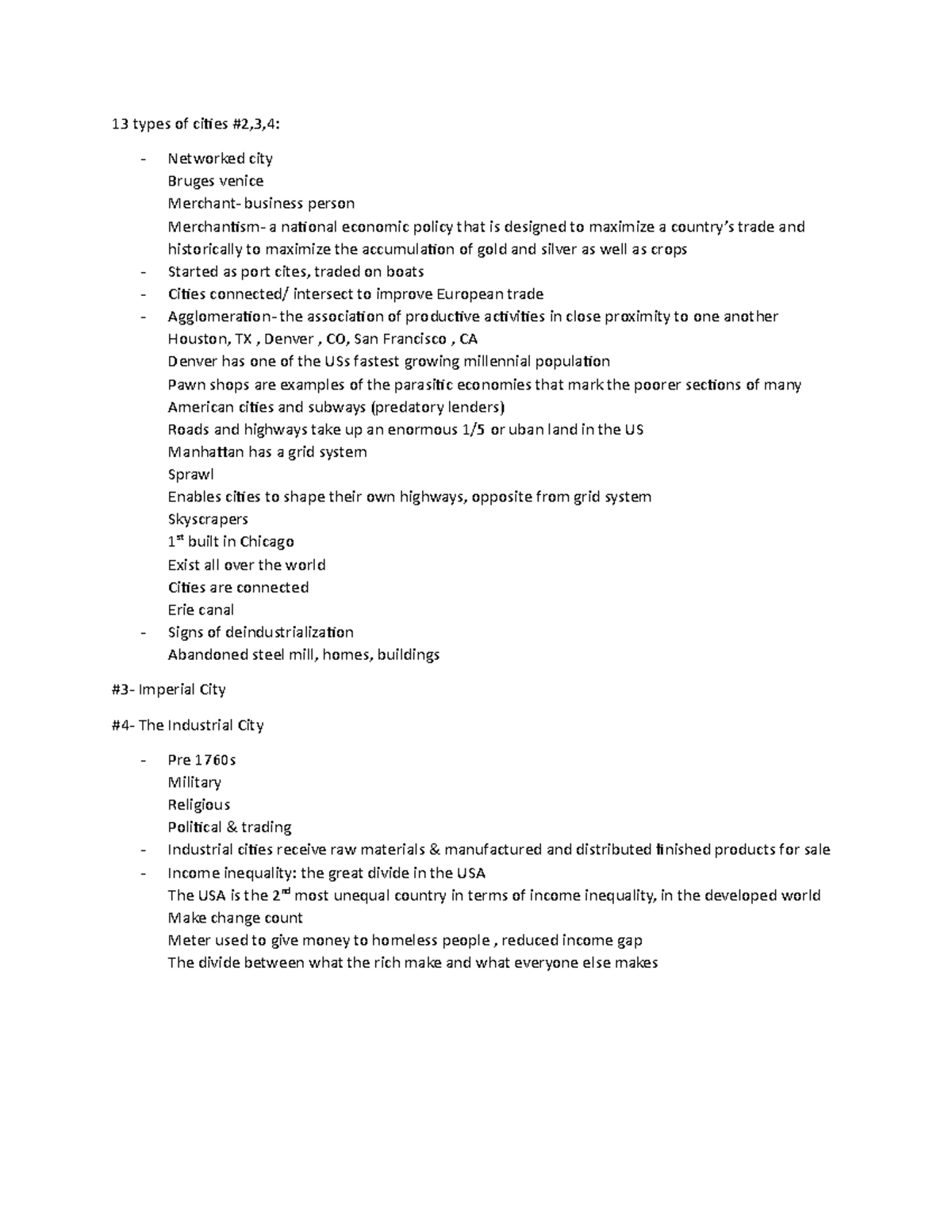 13 types of cities- 2, 3, 4 - 13 types of cities #2,3,4: Networked city ...