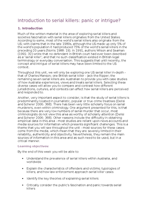 Jack the ripper topic notes - Details of the case During 1888 and 1891 ...