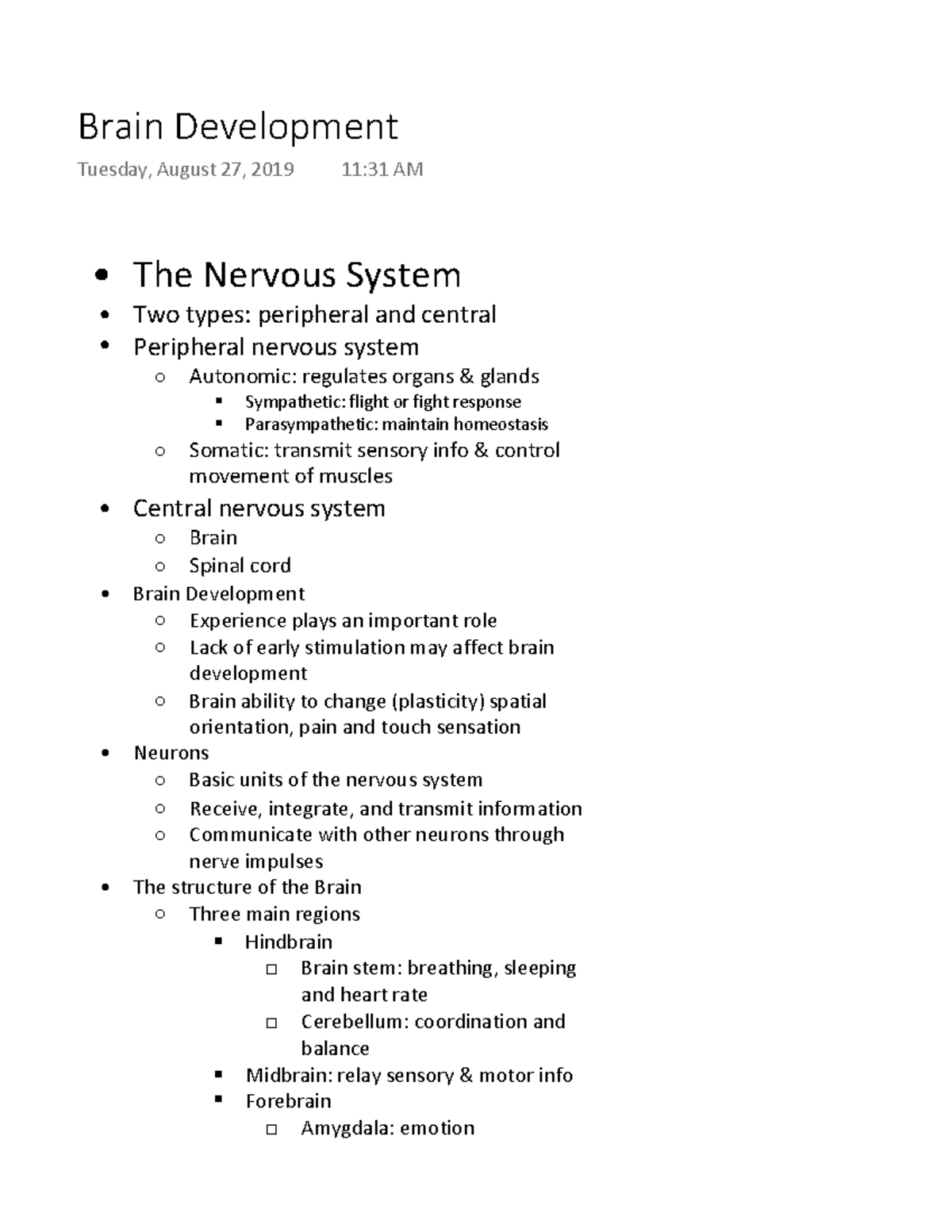 Brain Development-Educational Psychology - Warning: TT: undefined function: 32 • The Nervous ...