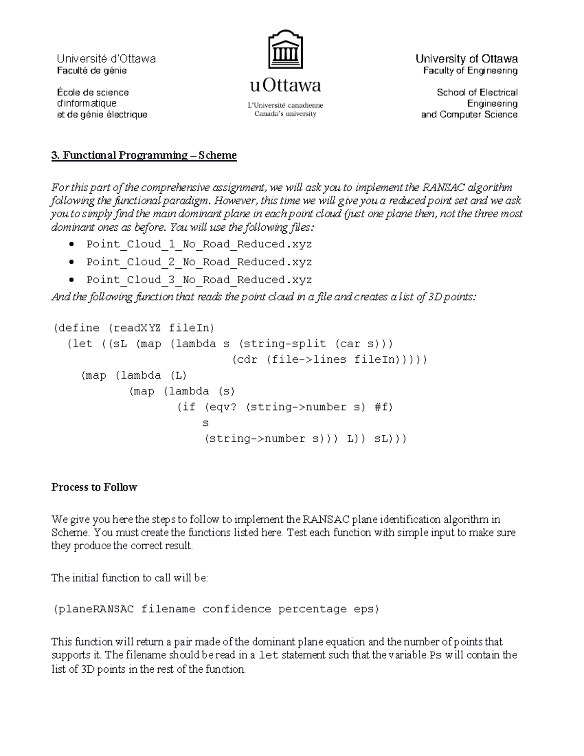 CSI 2120 Project Part 3 - Université d’Ottawa Faculté de génie École de science d’informatique ...