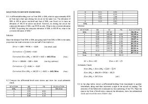 Module 1-Answers - FOS - REVIEW EXERCISES SOLUTIONS: Determine the most probable value of the ...