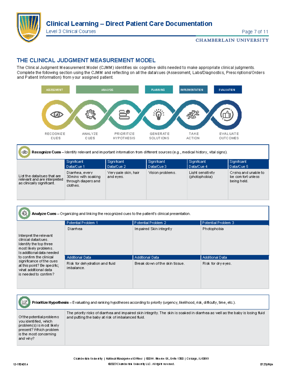 Pedsclinic 1 - CMM - Chamberlain University | National Management ...