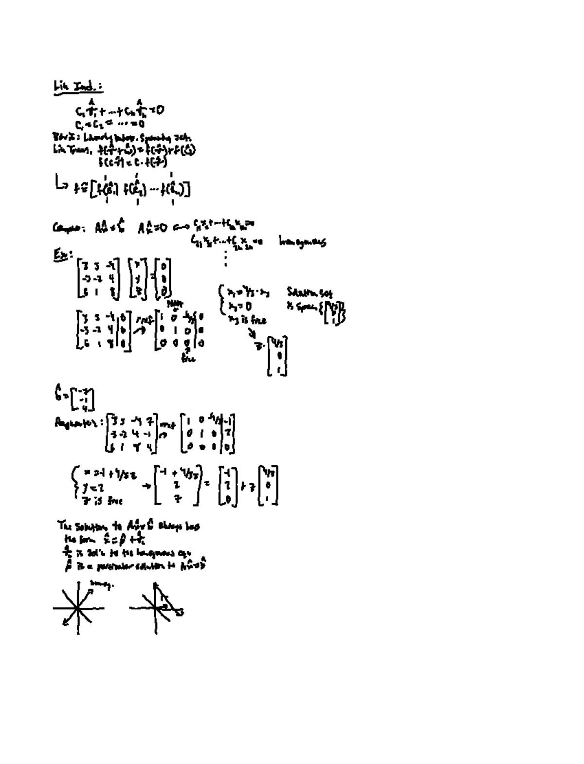 Day 4 LA Linear Transformations and Matrices - tinÉÉ tent C c o 3M is ...