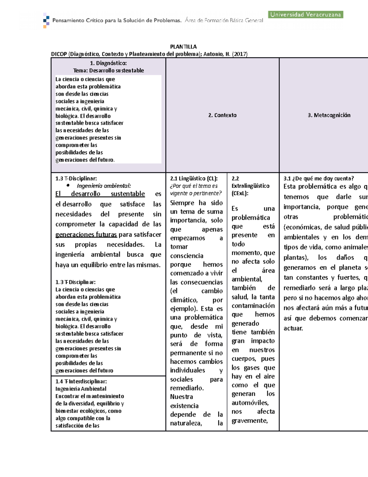 Act06. Plantilla Dicop-1 - PLANTILLA DICOP (Diagnóstico, Contexto y ...