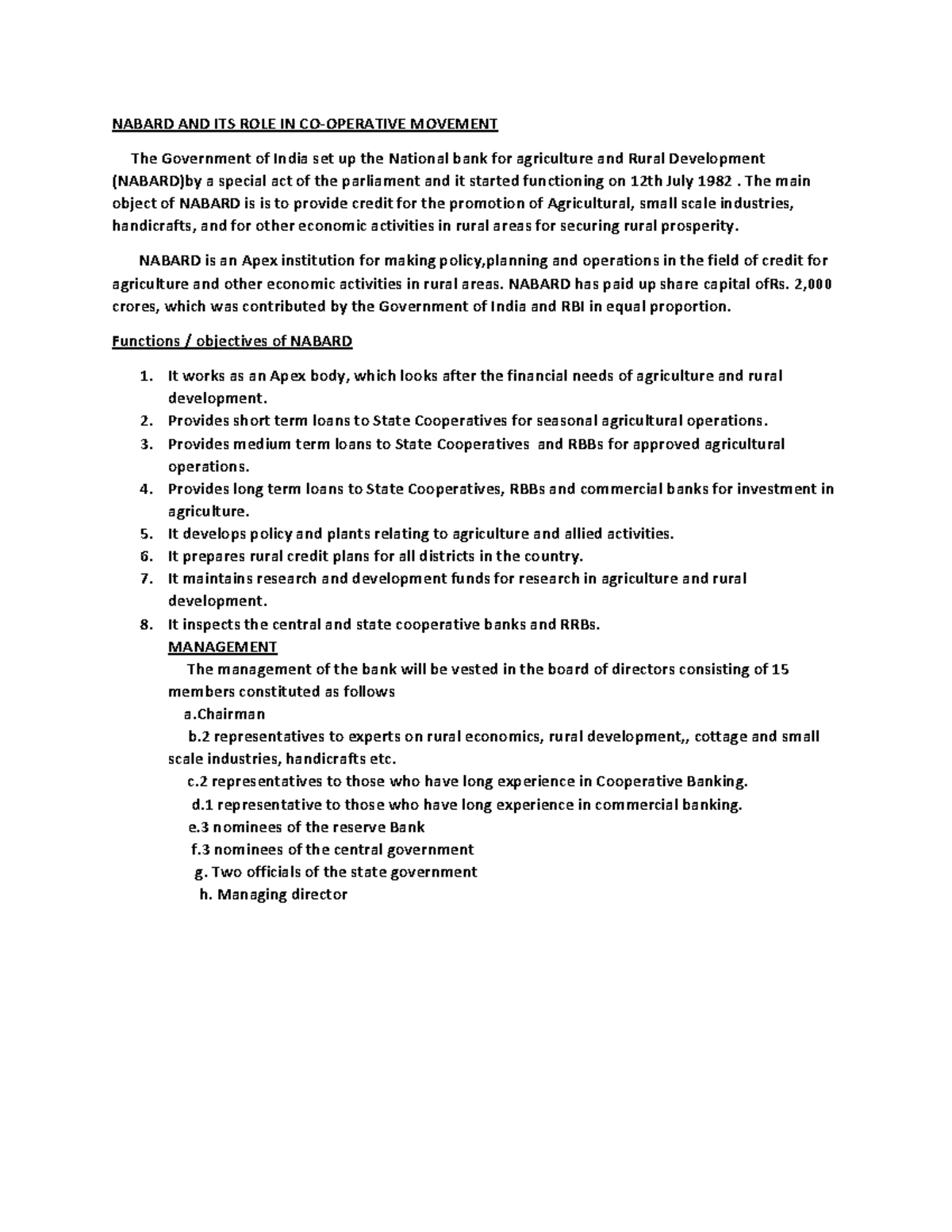 Nabard-1 - Co-operative management and administration book.Nabard topic ...