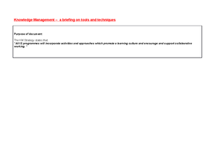 Knowledge Management Exam - knowledge management Exam Question # 01 ...