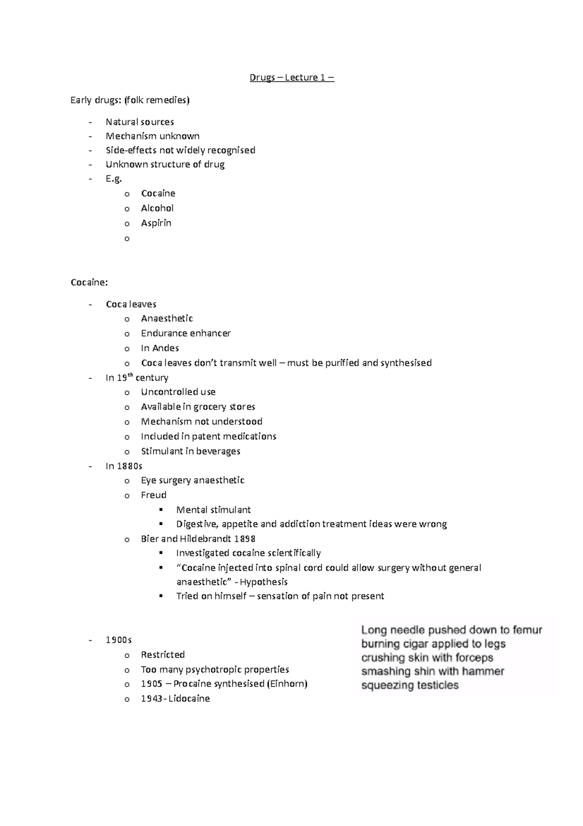 Drugs Module 1 Introduction to Pharmacology - BIOL10822 - Manchester ...