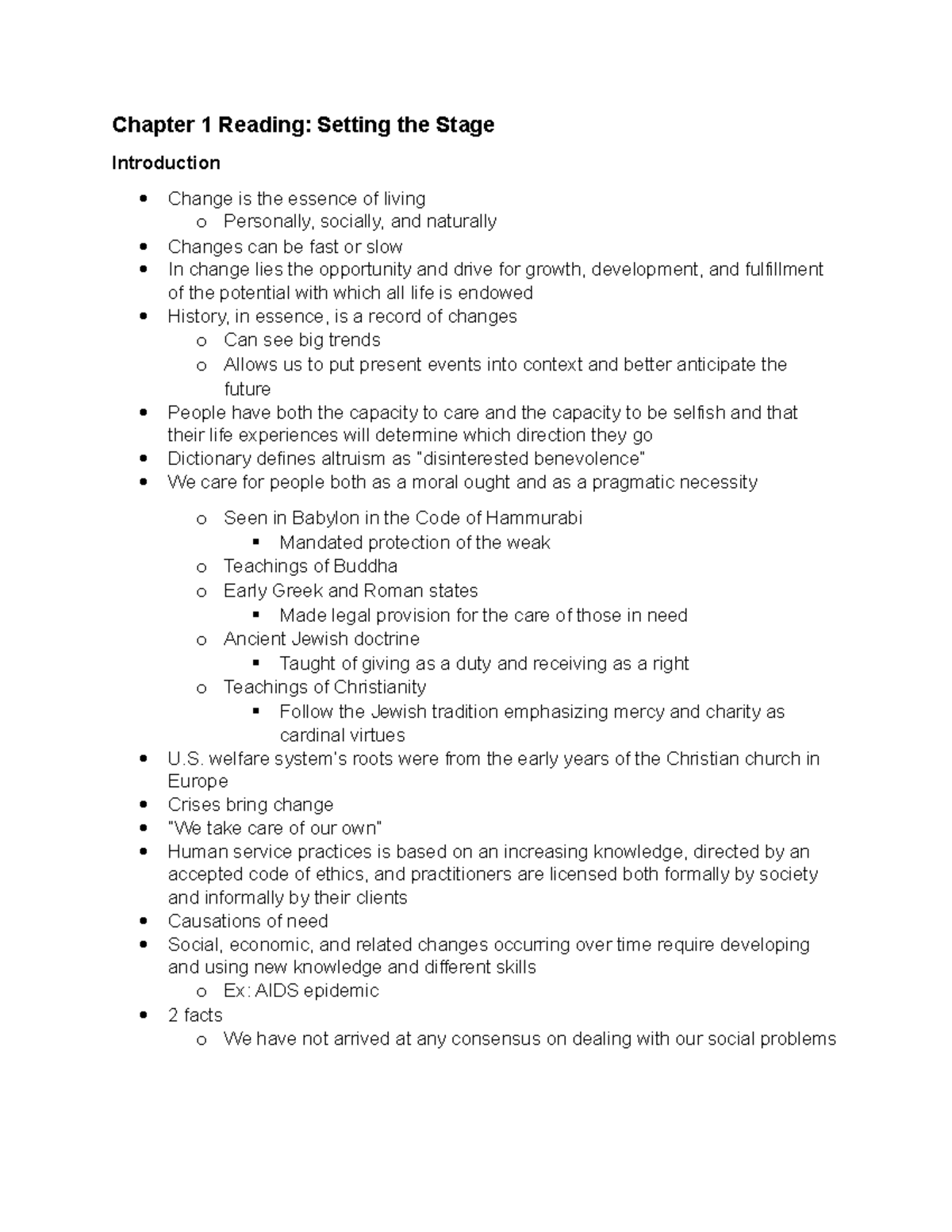 Ch 1 Reading Notes - Chapter 1 Reading: Setting the Stage Introduction ...