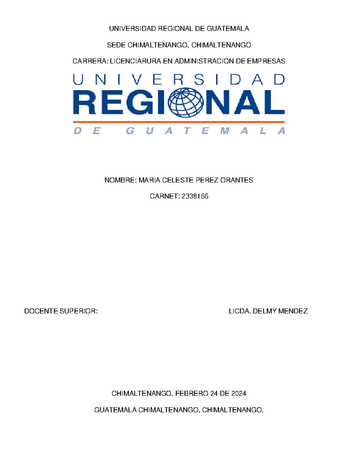 Escuelas de la administracion - UNIVERSIDAD REGIONAL DE GUATEMALA SEDE ...