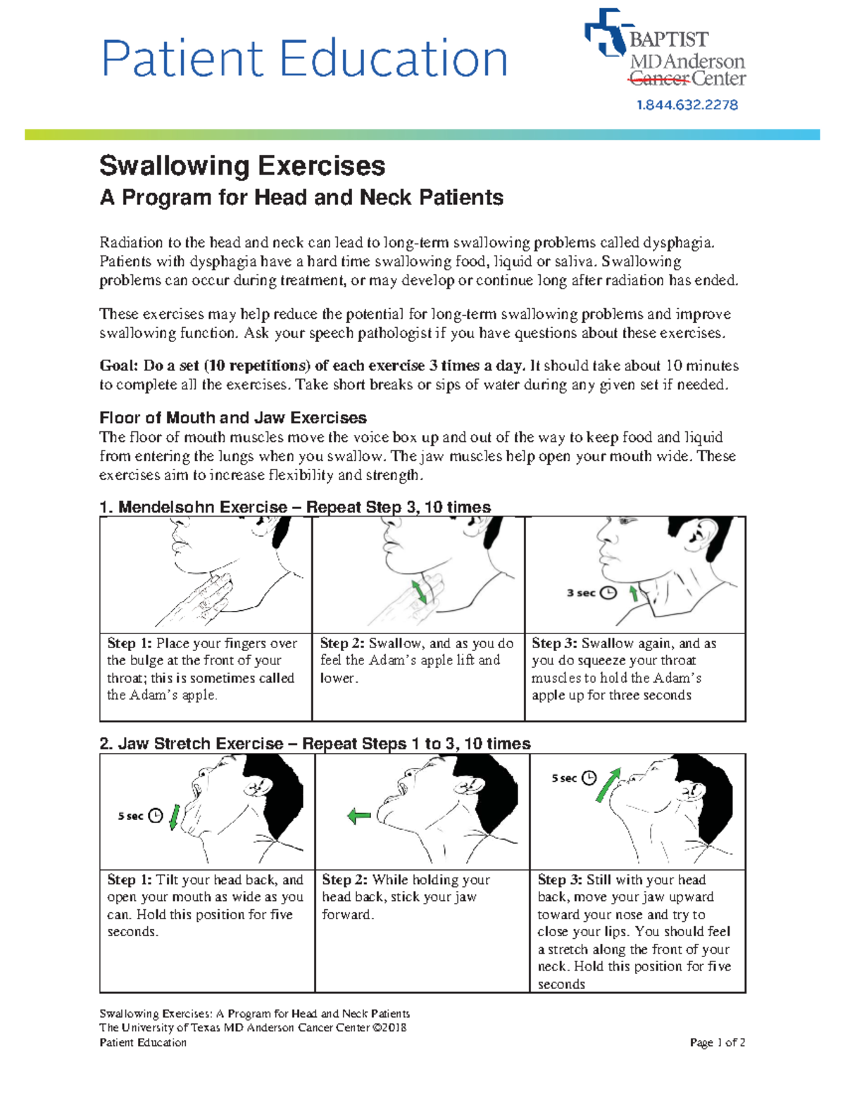 Swallowing Exercises - Patients with dysphagia have a hard time ...