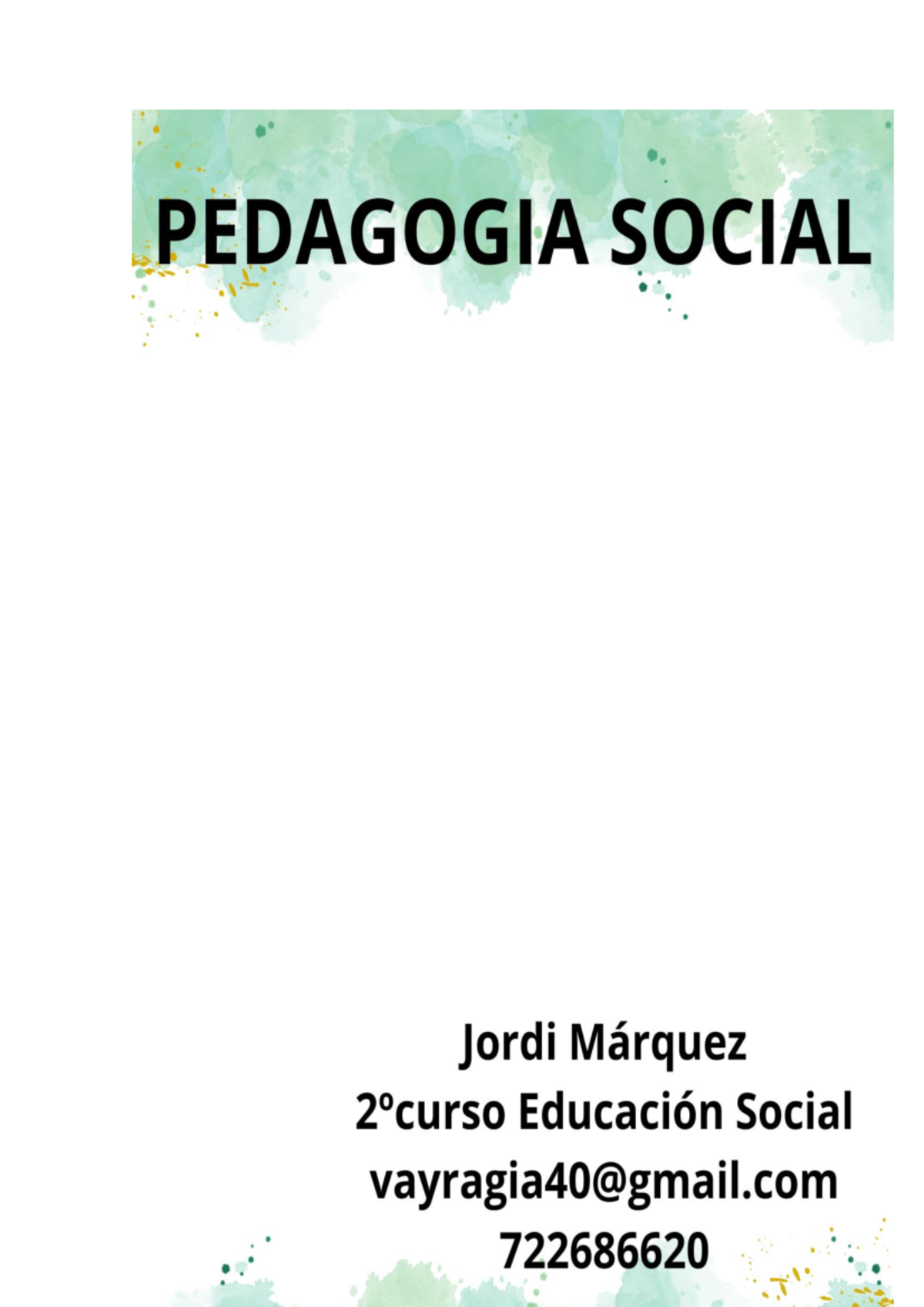 PEC'S pedagogia - Trabajo calificado con 10 - INDICE 1 1 ...