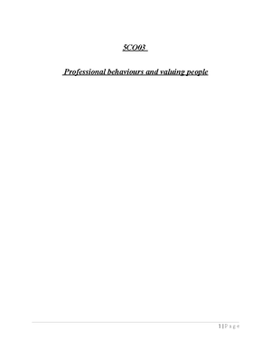 NEW 5CO03 Professional behaviours and valuing people - June 2023 - 5CO ...