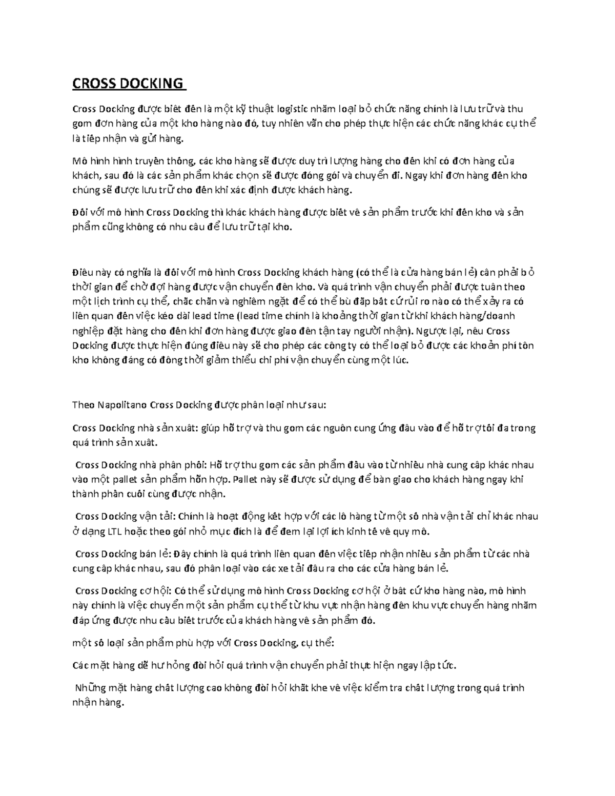 Cross- Docking - "CÁC NHÂN TỐ ẢNH HƯỞNG ĐẾN HÀNH VI PHÂN LOẠI RÁC THẢI ...