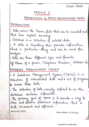 Indexing notes - Written note - Introduction To Rdbms And Sql - Studocu