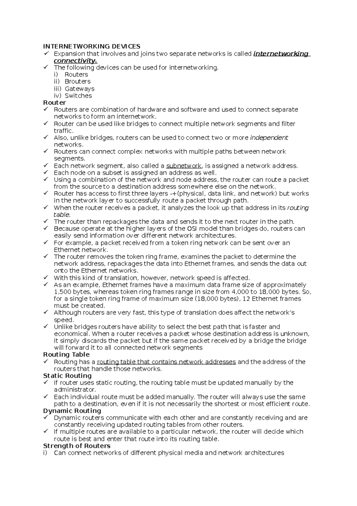 Internetworking Devices Internetworking Devices Expansion That Involves And Joins Two Separate