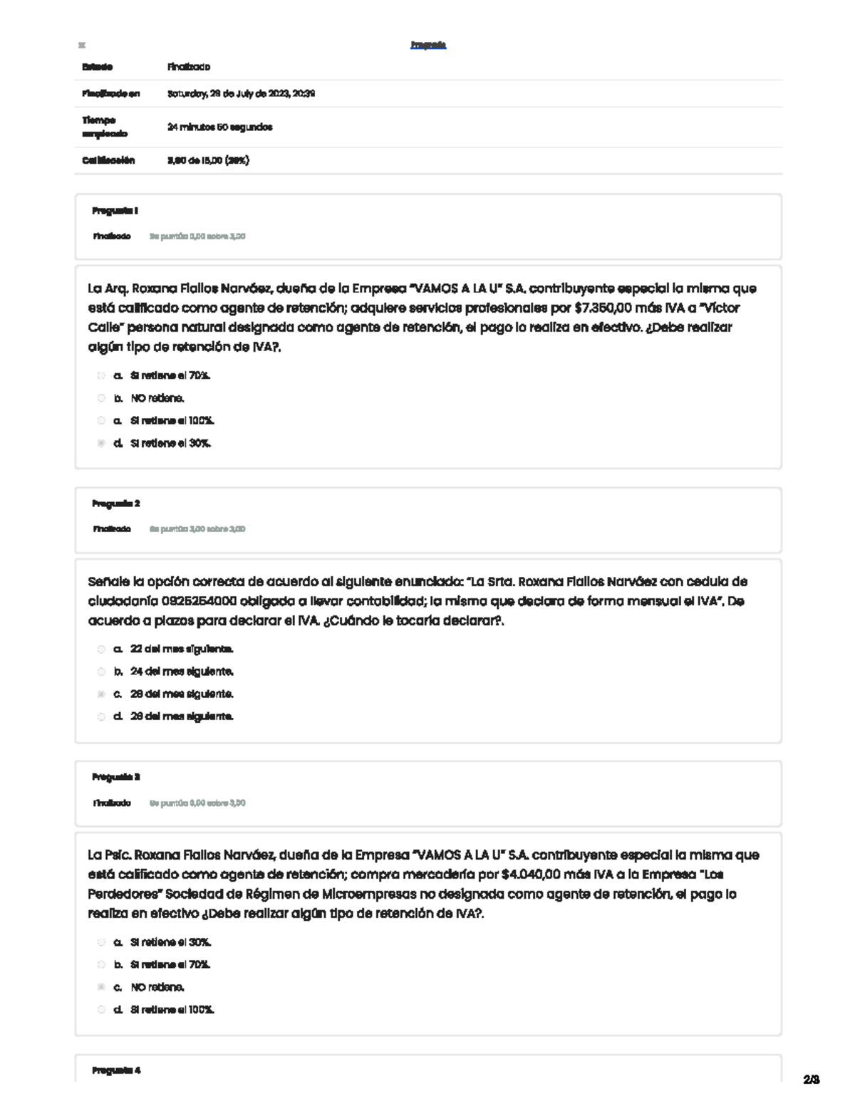 Test 4 contab - ninguna - Pregrado Estado Finalizado Finalizado en ...